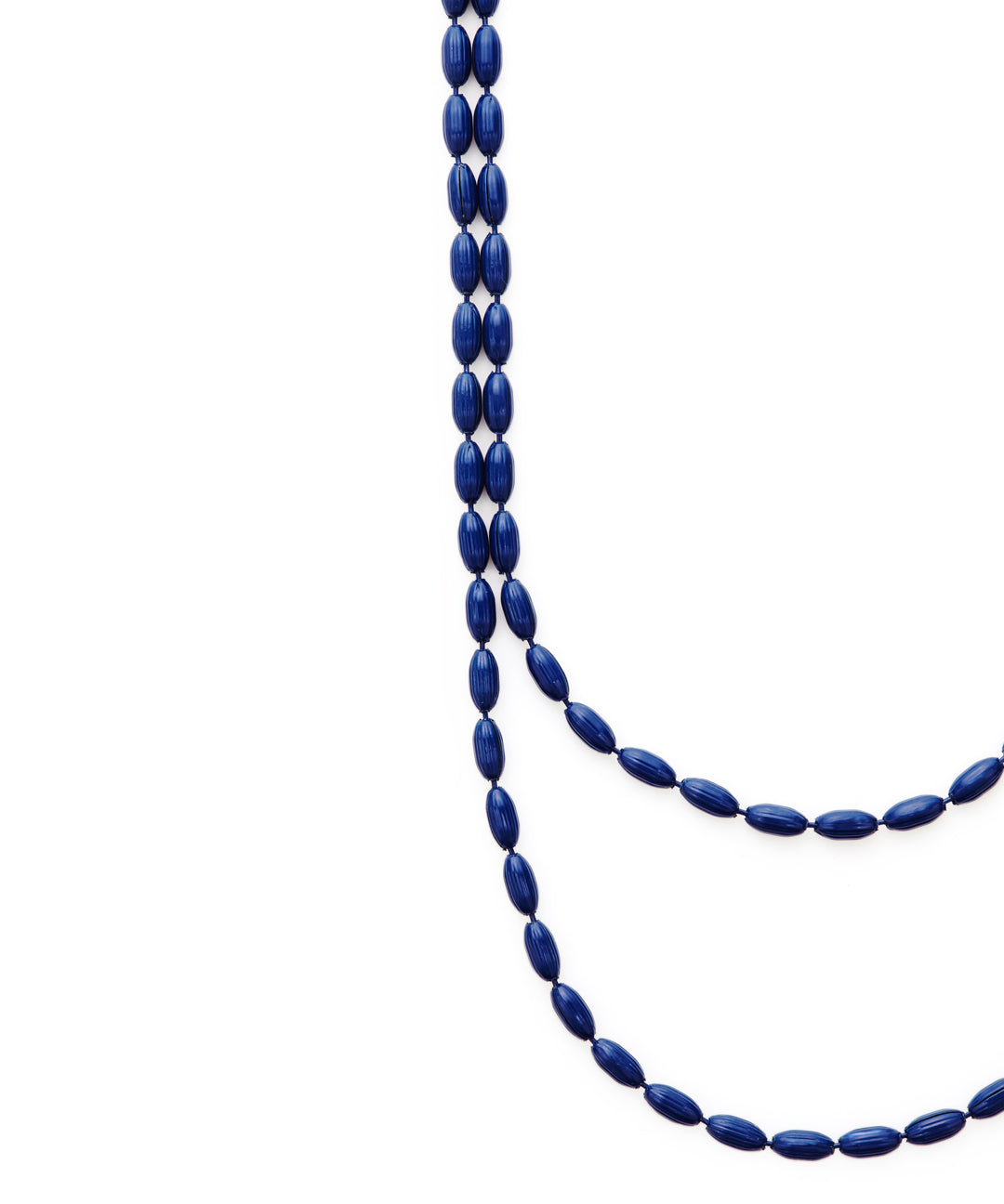 Charleston Rice Bead Necklace (True Navy) – Candy Shop Vintage