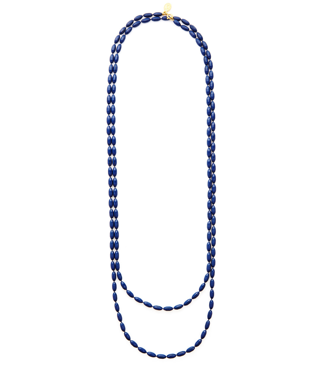 Charleston Rice Bead Necklace (True Navy) – Candy Shop Vintage