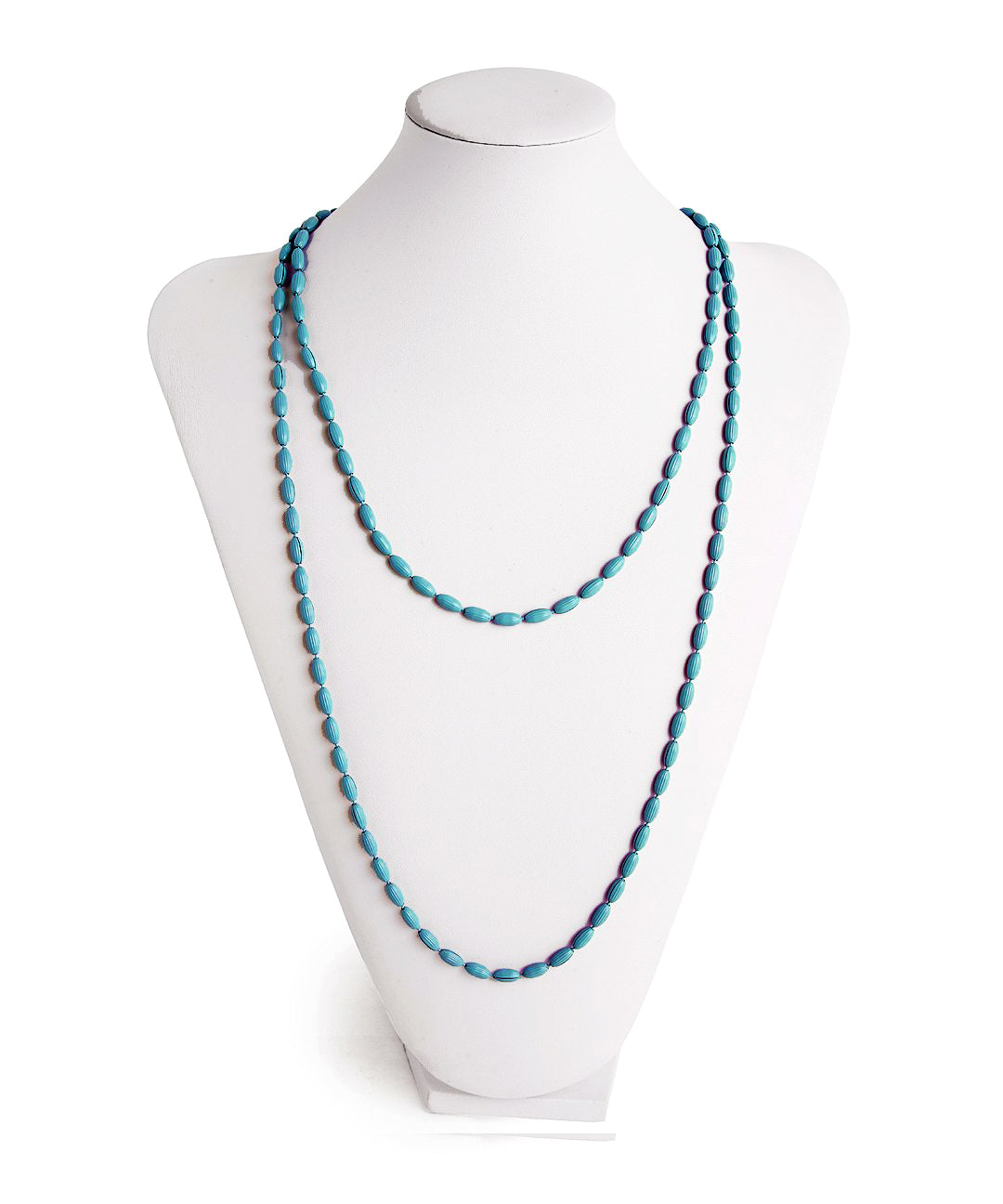 Charleston Rice Bead Necklace (Dock Street Teal) – Candy Shop Vintage