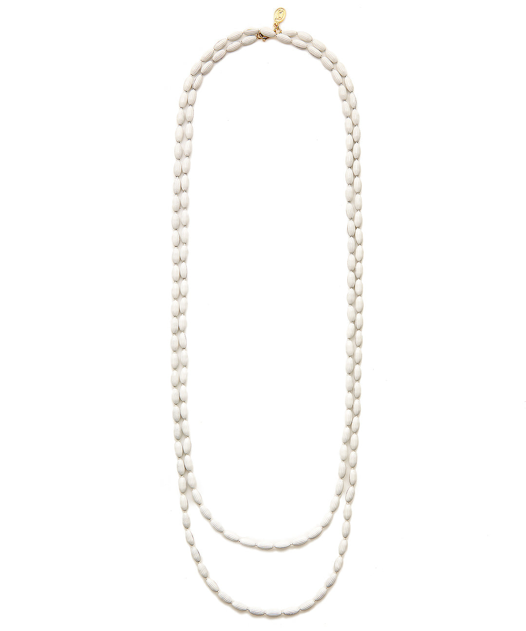 Charleston Rice Bead Necklace (Steeple White) – Candy Shop Vintage